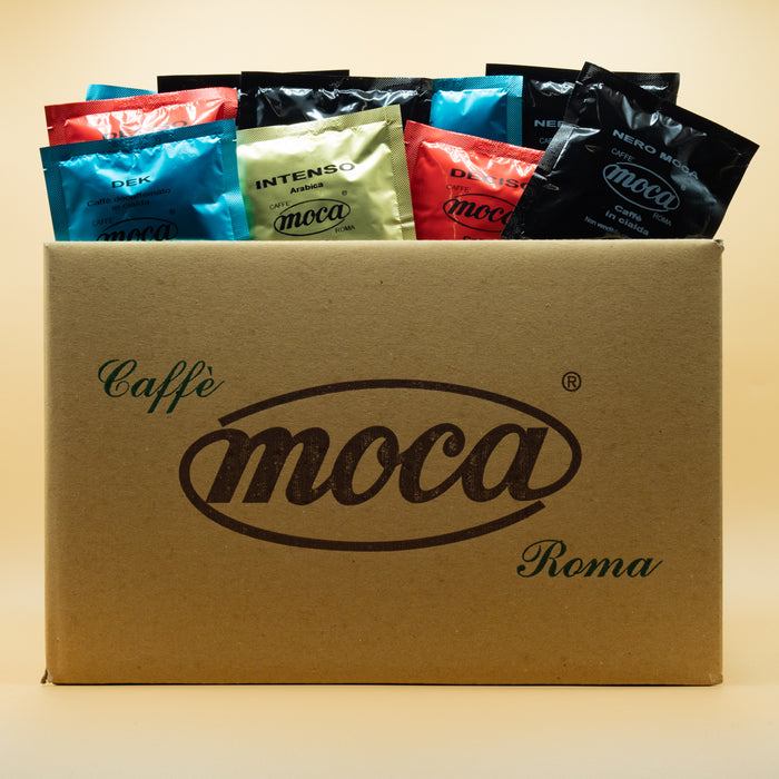 Caffè Moca, espresso italiano in capsule e cialde